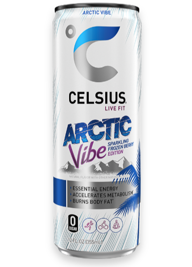 Celsius Sparkling Arctic Vibe Frozen Berry Energy Drink - Saltillo, MS ...