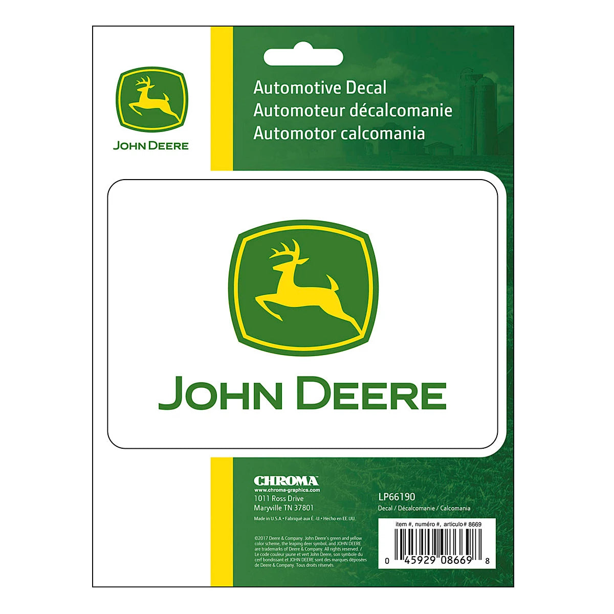 John Deere Logo Decal Set - Saltillo, MS - Scruggs Farm Supply