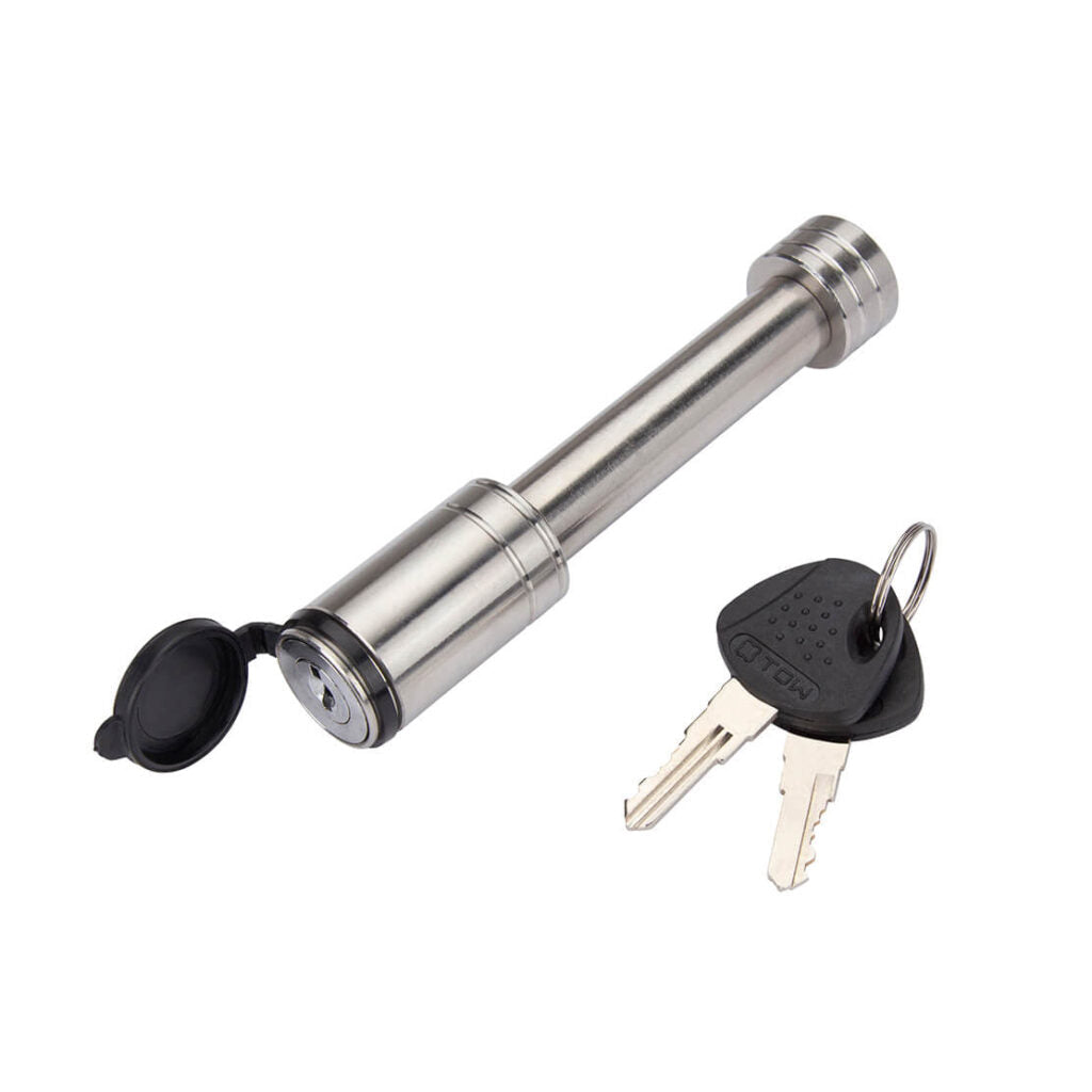 TowSmart Stainless Barrel Style Receiver Lock (Sleeved) 2.75 ...