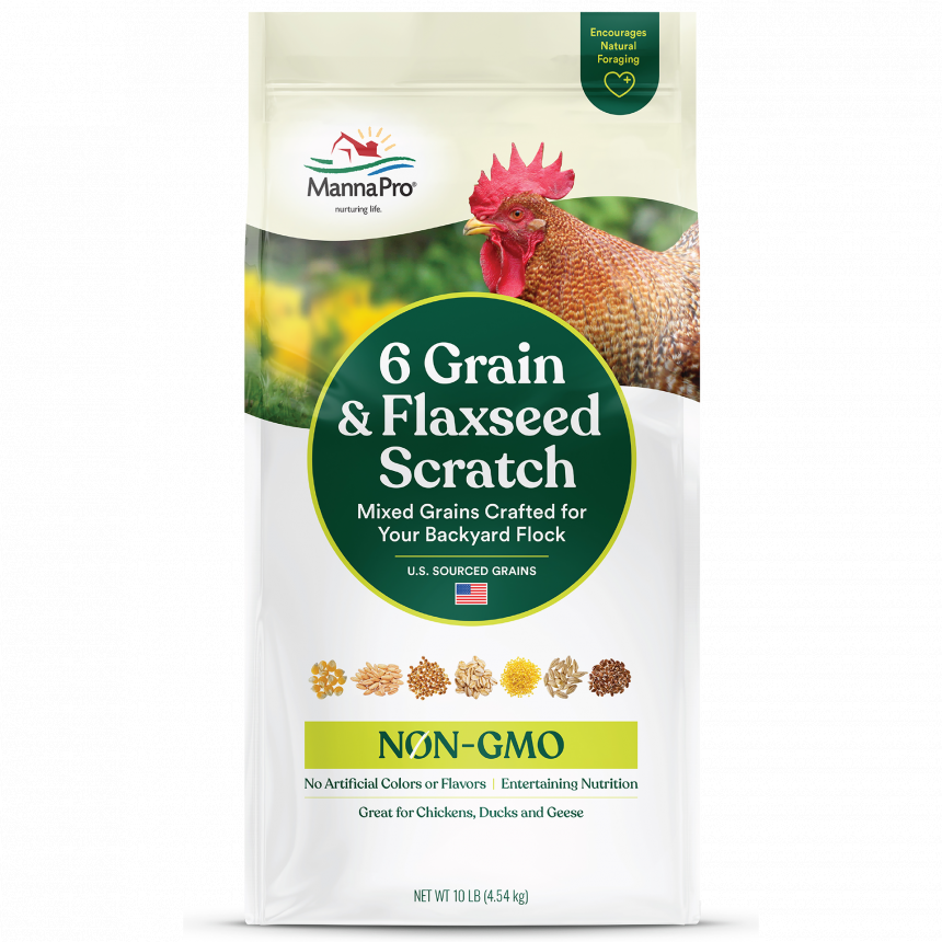 Manna Pro 6 Grain & Flaxseed Scratch Non-GMO 10lb - Saltillo, MS ...